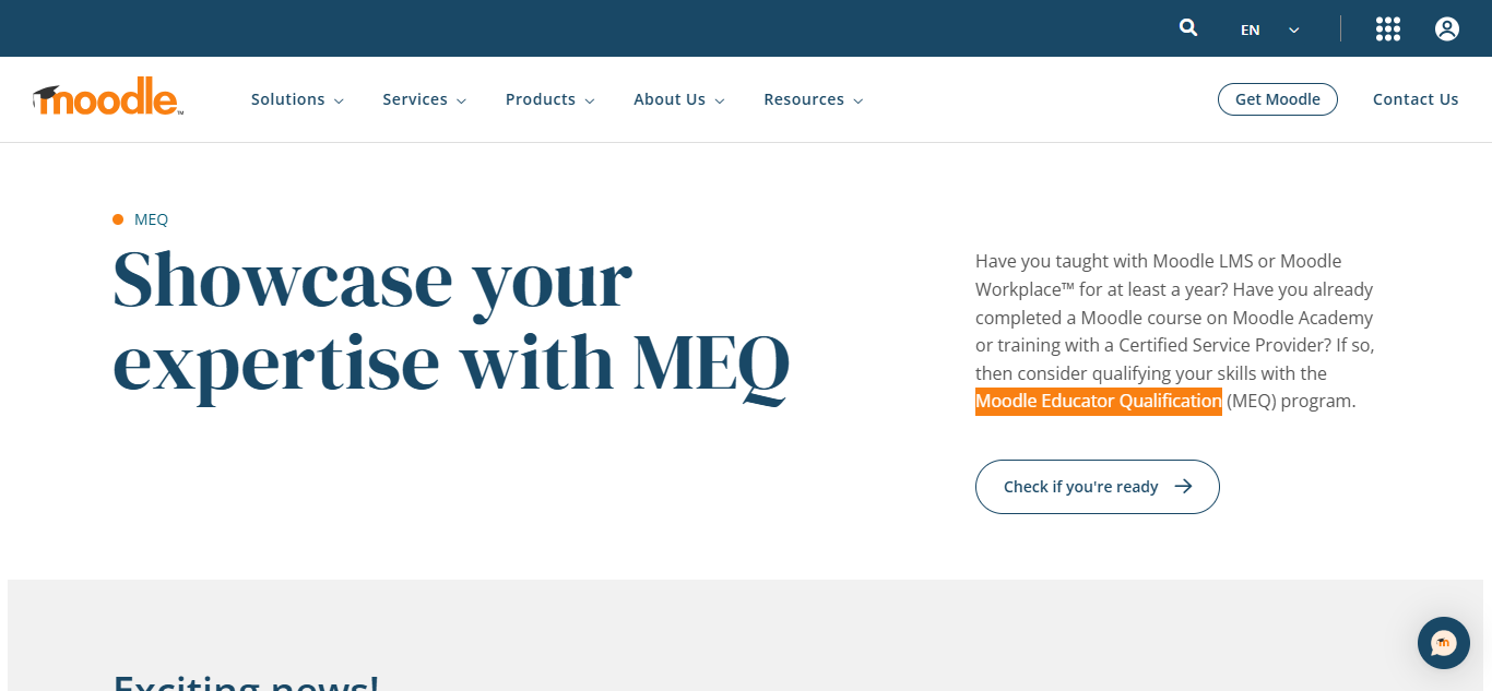 Moodle Educator Qualification(MEQ)とは？ | EduDX support